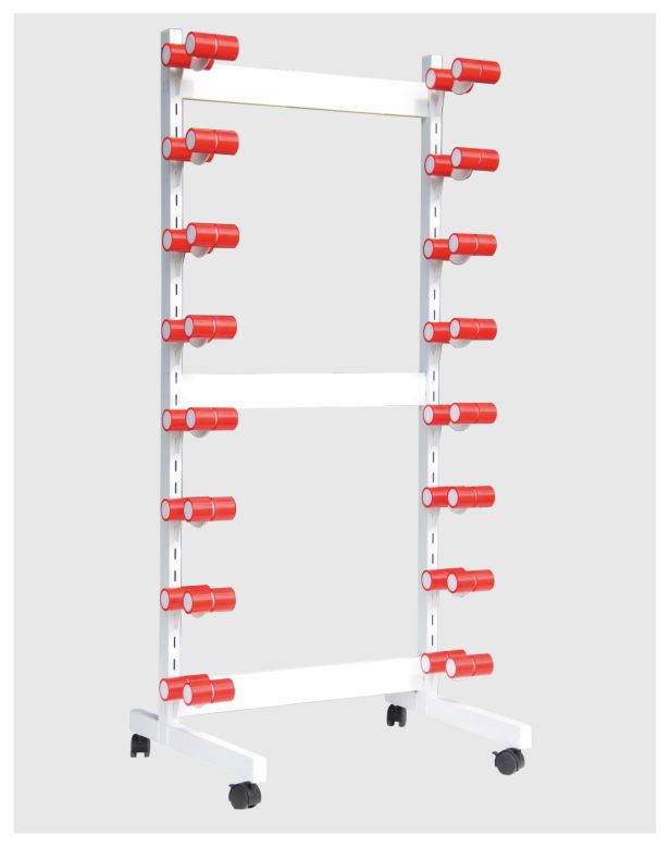 Porte rouleaux : Films adhésifs, vinyles, solaires.